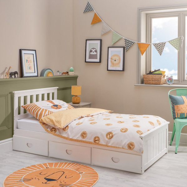 Single wooden bed price store
